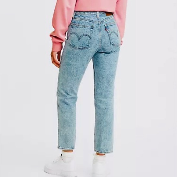 Levi's | Jeans | New Levis Premium Jeans Wedgie Straight High Rise Button Fly Size 27 28 Ankle ...